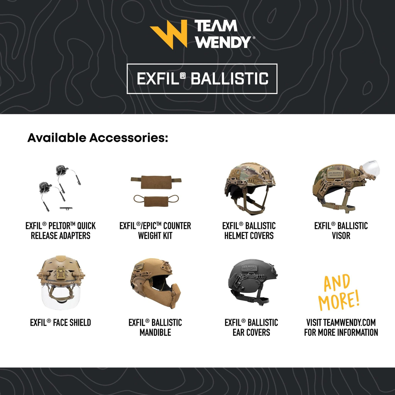 Team Wendy® EXFIL® Ballistic Helmet